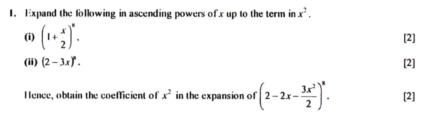 Binomial Expansion Challenging O Level Additional Maths (A Maths) questions