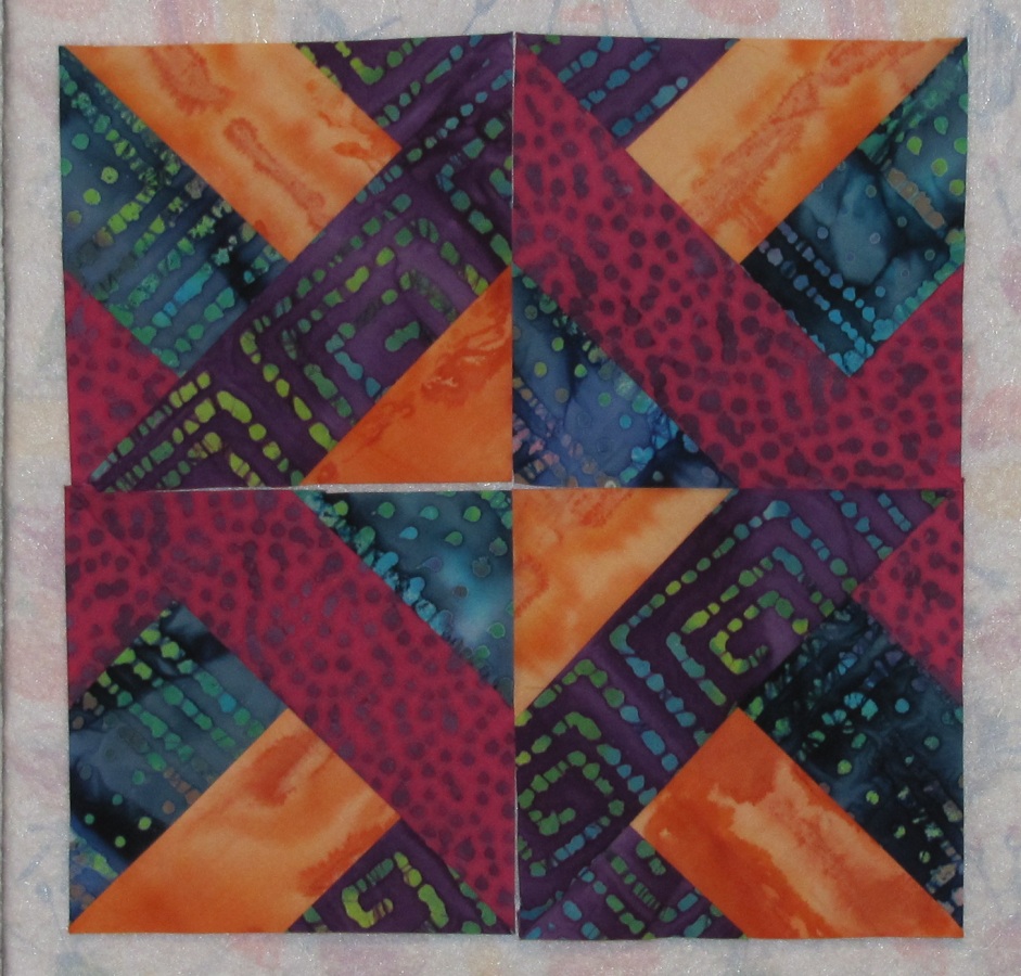 Alamosa Quilter: Easy Jelly Roll Block