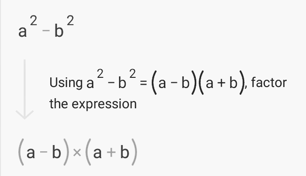 Problems on Factorization Using a2 - b2 = (a + b)(a - b) - Mathematics ...