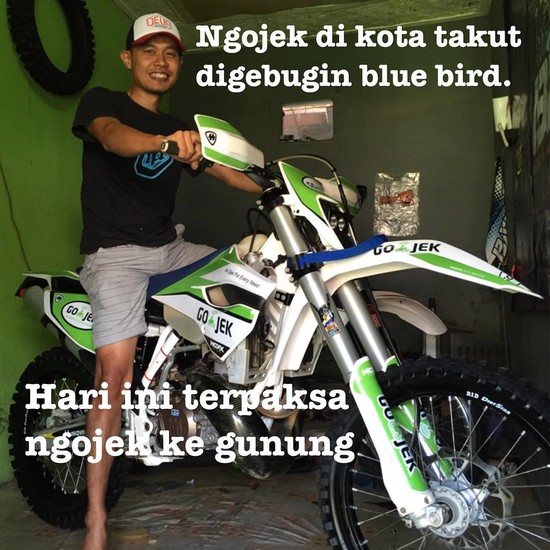 30 Meme Lucu Gojek Yang Bisa Membuat Senyum - Meme Kocak Bikin Ngakak
