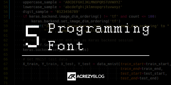 5 Programming Font Terbaik - ACREZY