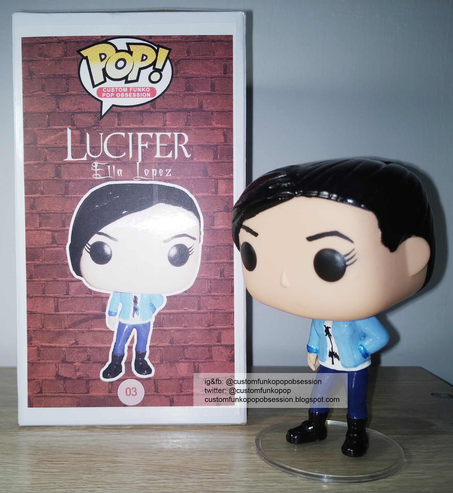 Lucifer - Ella Lopez Custom Funko Pop