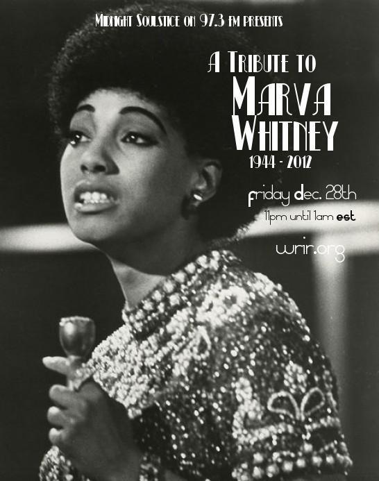 AUDIO: Tribute to Marva Whitney - NEO•GRIOT