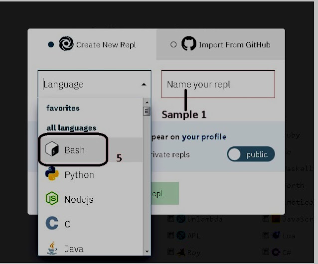 Dr.Matilda.S: How to use repl.it to create and run a Linux Program