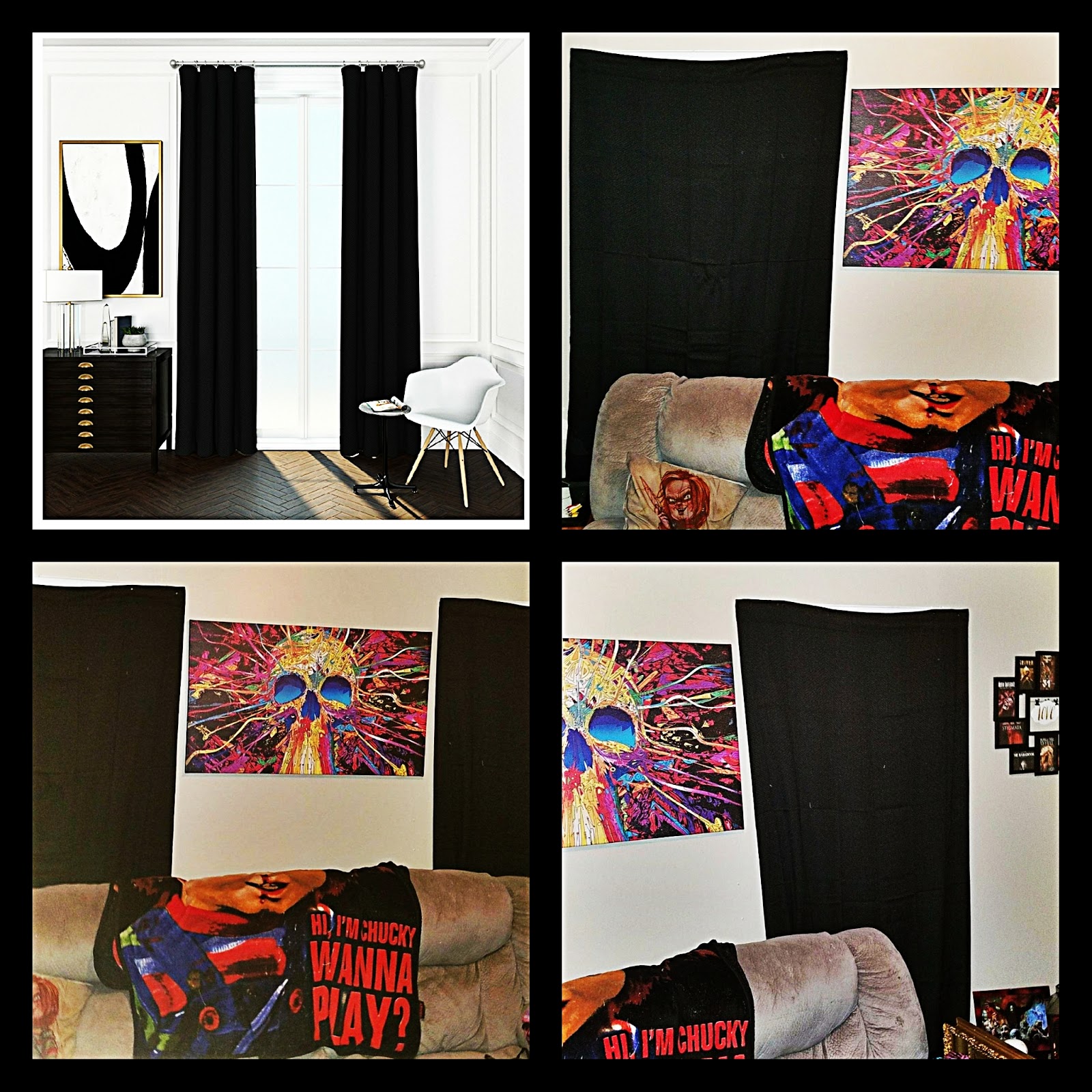 J2TheAmy's Product Review: Continuous Journey Curtains/Drapes in Black