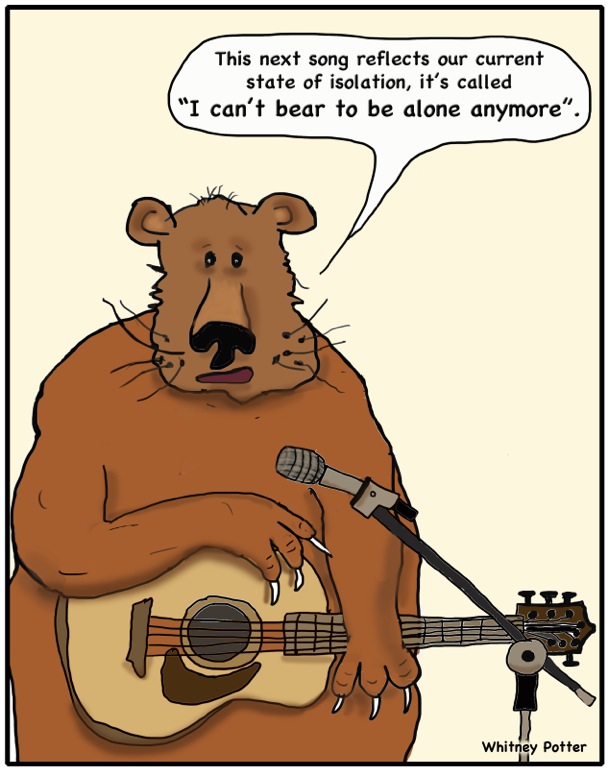 Shoreline Area News: Cartoon by Whitney Potter: Isolation