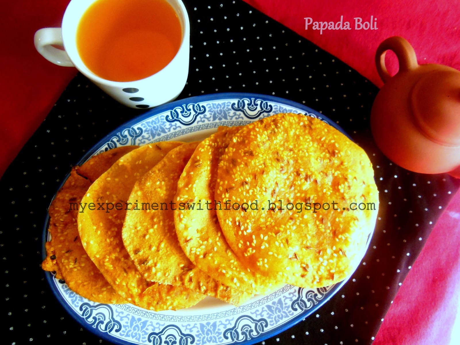 My Experiments With Food: Kerala style Deep Fried Masala Papad/ Kerala ...