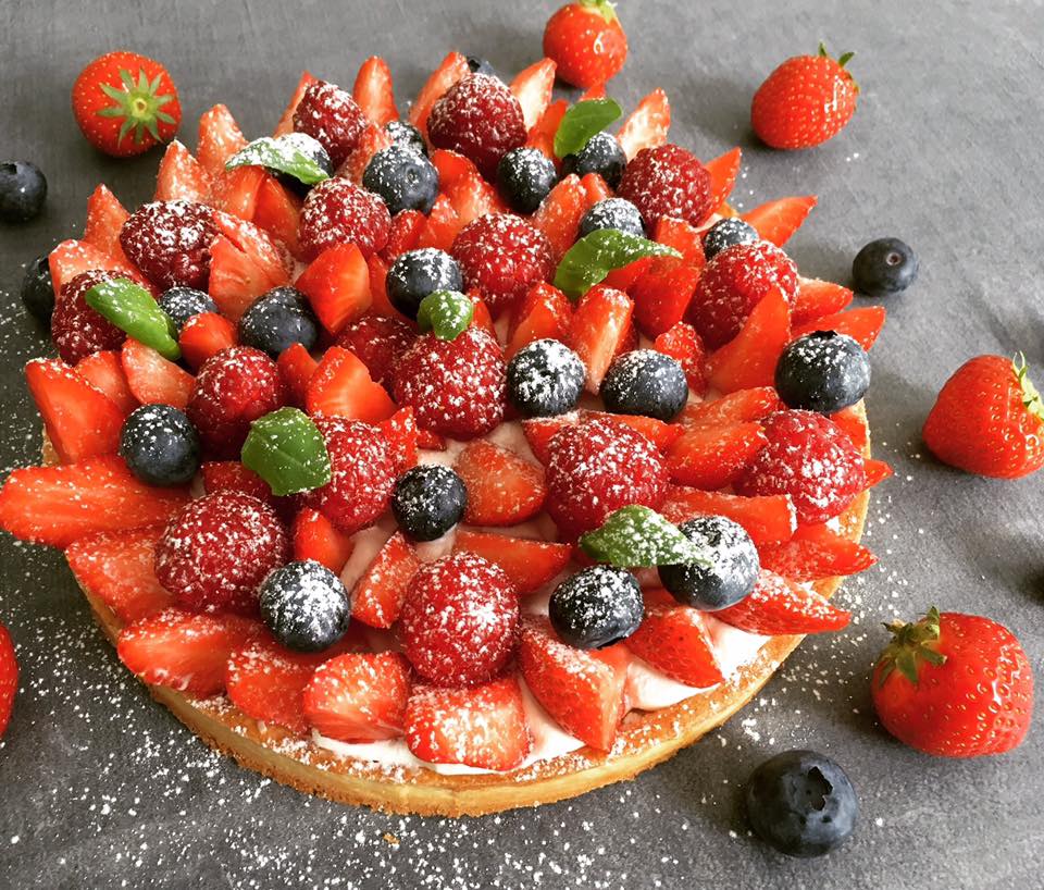Tarte aux fruits rouges - En-K de gourmandises