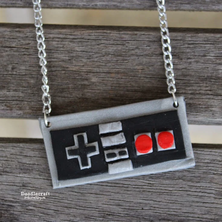 Nes Nintendo Video Game Controller Necklace!