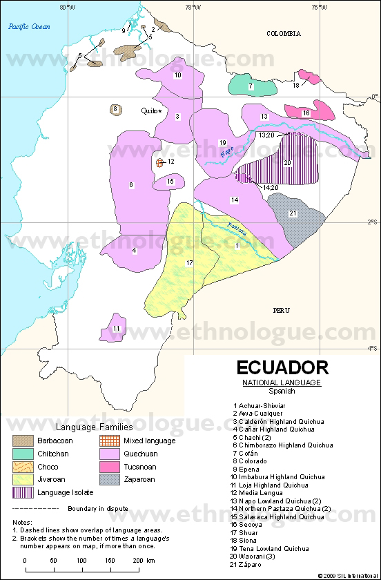Las Lenguas de America: Ecuador