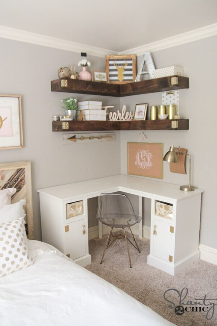 15+ Amazing Corner Desk Ideas to Build for Small Office Spaces
