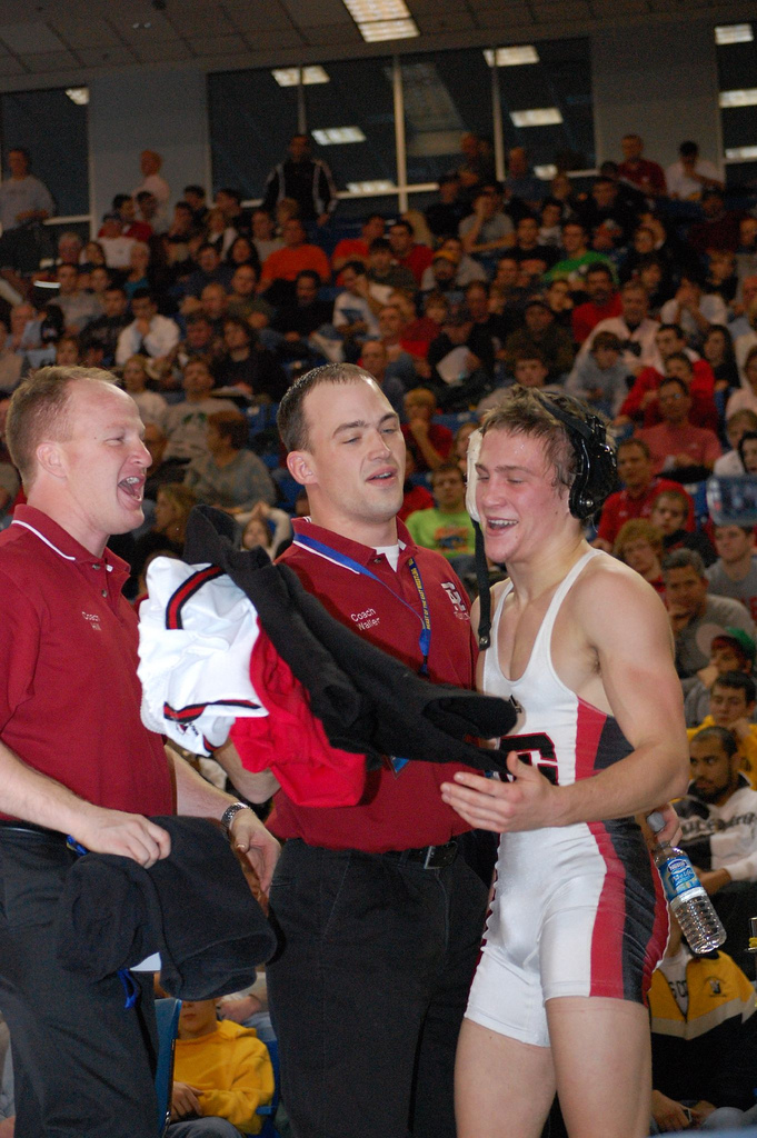 Justin's "Just Men": White & Silver Singlets Reveal