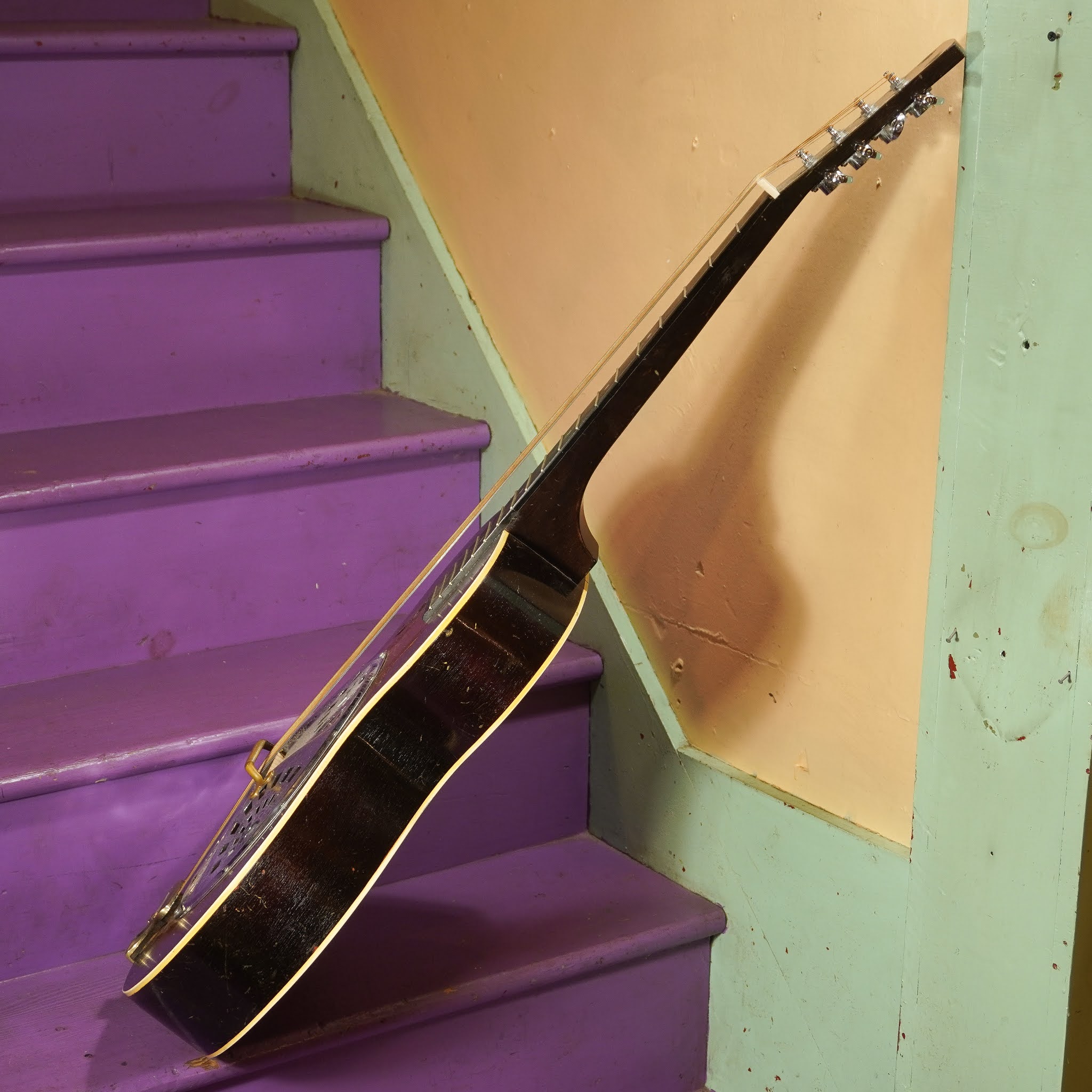 1938 Dobro 8-String "Norwood Chimes" Custom Squareneck Resonator Guitar