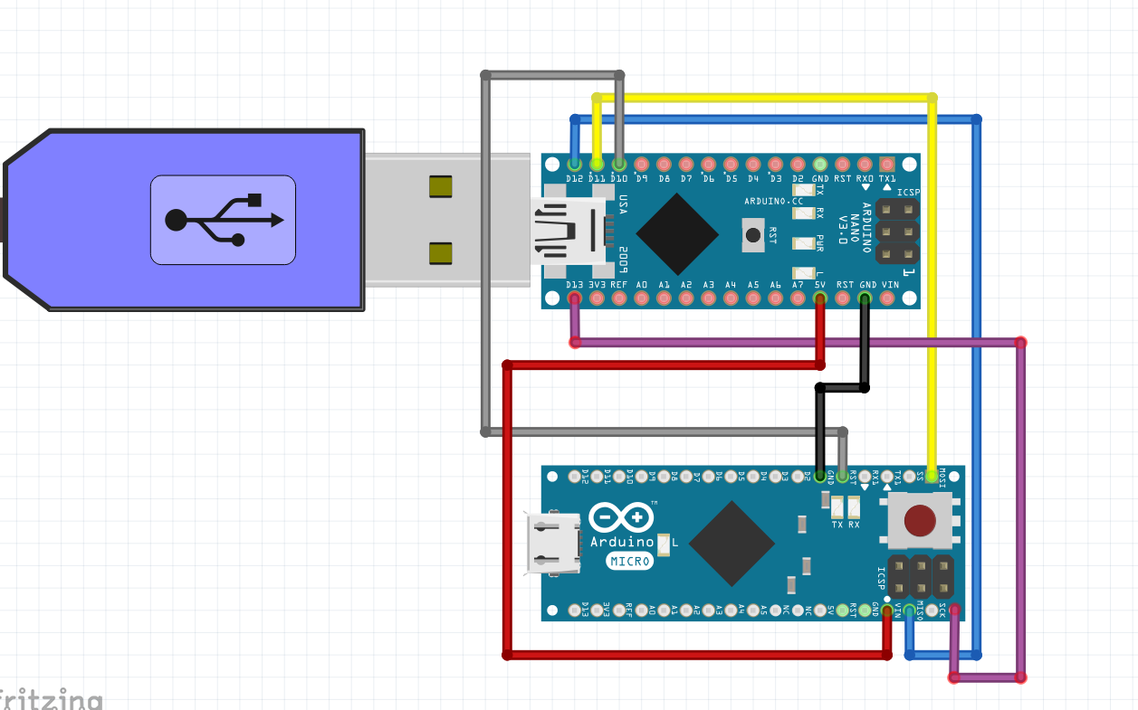 老宅筆記本 筆記 利用arduino Nano重新燒錄arduino Micro的bootloader