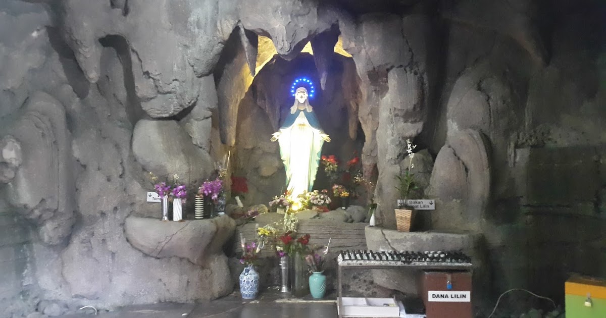 Gua Maria Gereja Katolik St. Monika, Serpong, Tangerang | Per Mariam Ad ...