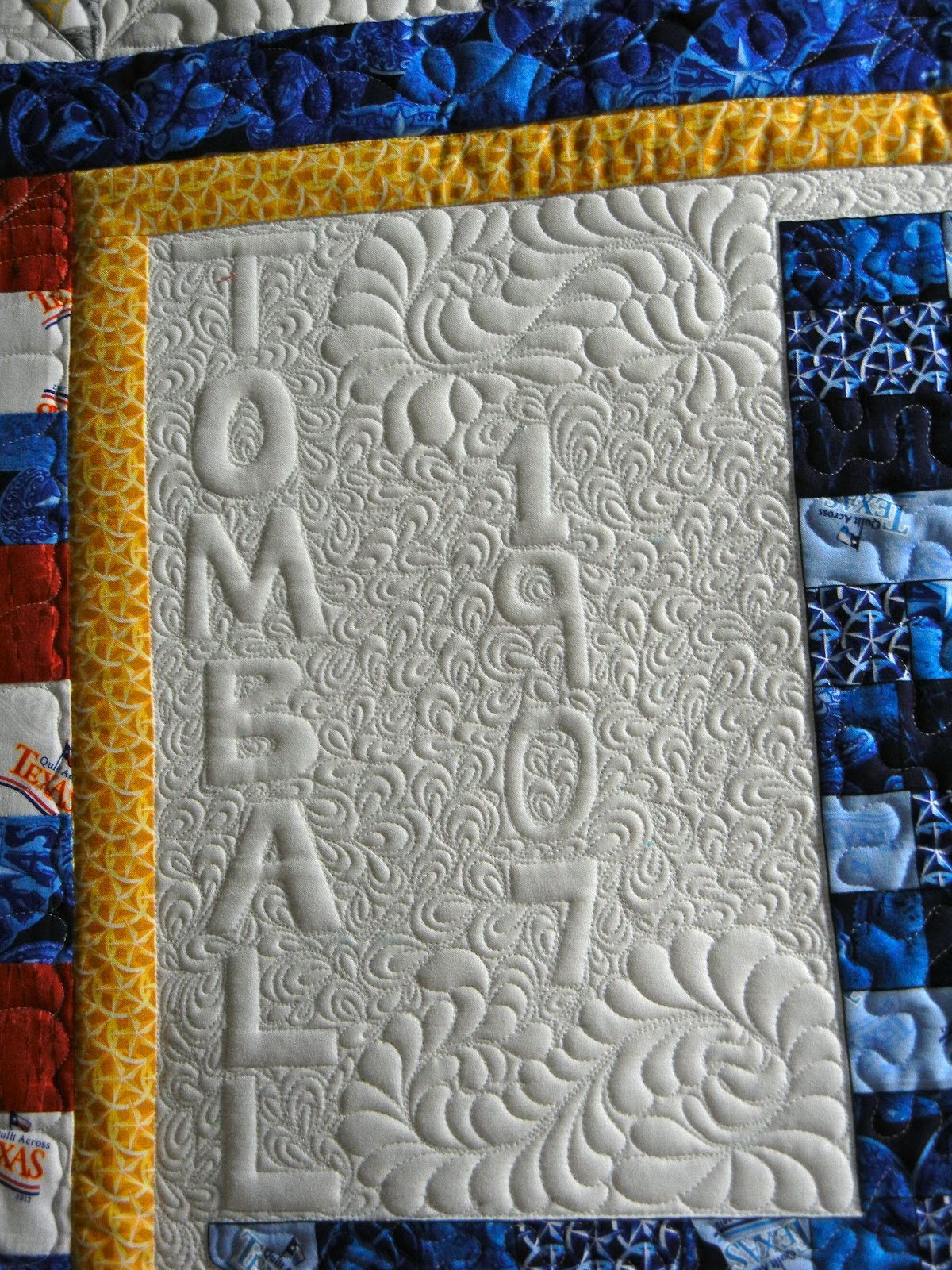 Bobbidink's Doings: Anytown, Texas Quilt