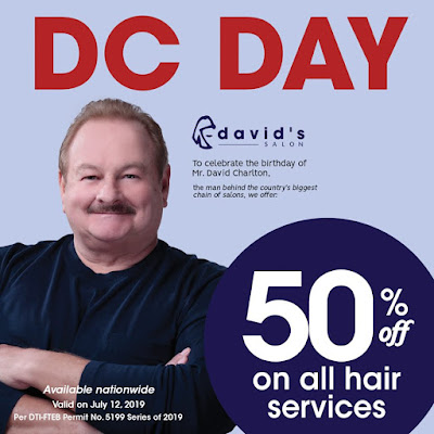 Manila Shopper: David's Salon 50% off on DC Day: July 12 2019