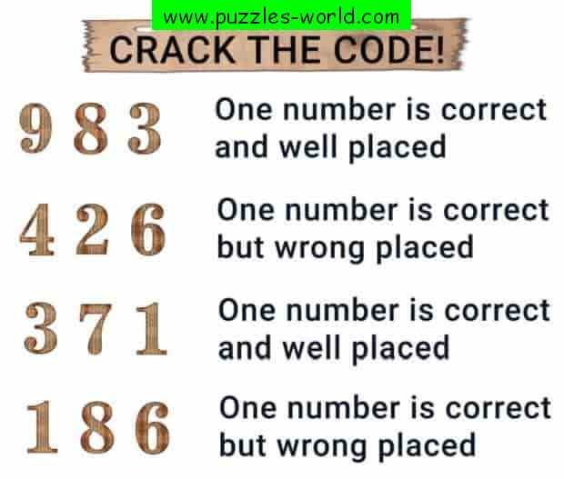 Crack the Code 983 | Puzzles World