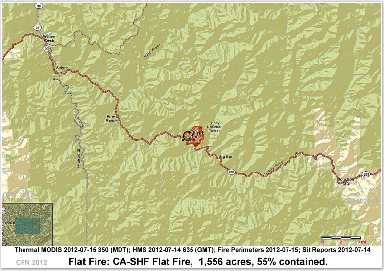 CFN - CALIFORNIA FIRE NEWS - CAL FIRE NEWS : Flat Fire: CA-SHF Flat ...