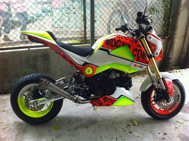 Dunia Modifikasi: Galeri Modifikasi Motor Honda MSX 125 Terbaru