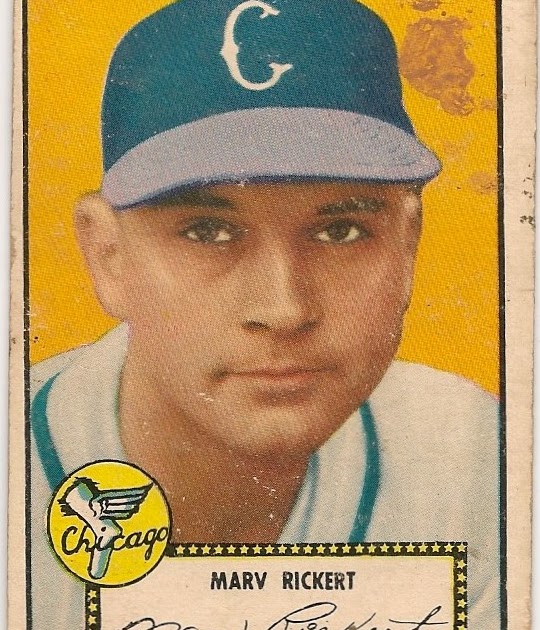 Adventures in 1952 Topps: #50 Marv Rickert