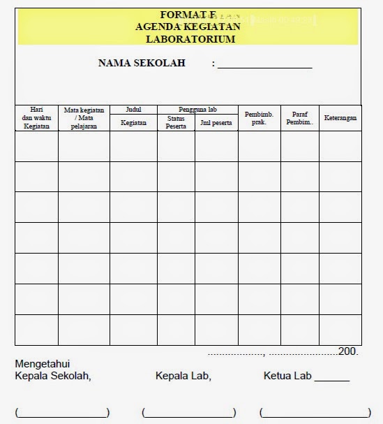PENGELOLAAN LABORATORIUM: ADMINISTRASI LABORATORIUM