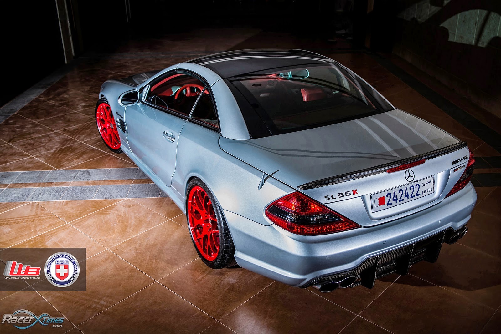 Mercedes-Benz R230 SL55K AMG on HRE Performance Wheels | BENZTUNING