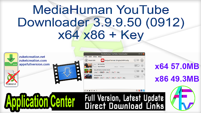 Key mediahuman youtube downloader - cilikos