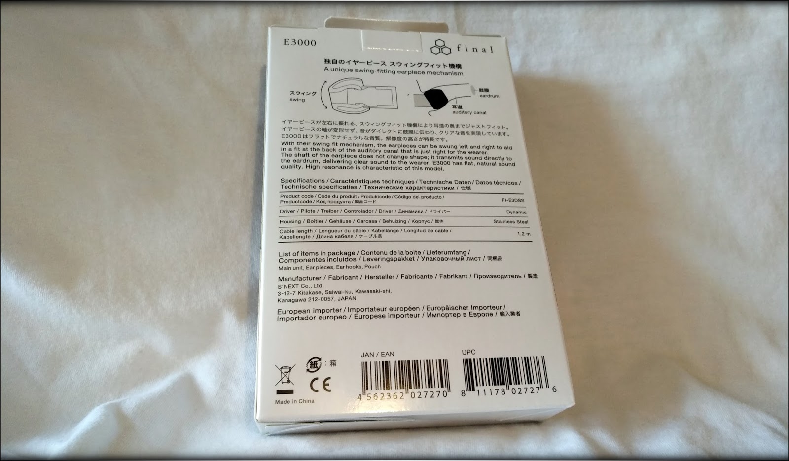 Final Audio Design E3000 - Reviews | Headphone Reviews and Discussion ...