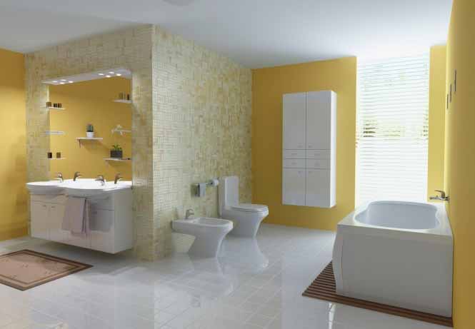 Desain Ruang Interior Rumah Warna Kuning | Minimalist-id.com