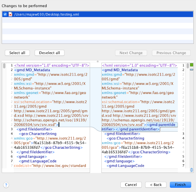 Inserting a New Element into an XML File Using Oxygen