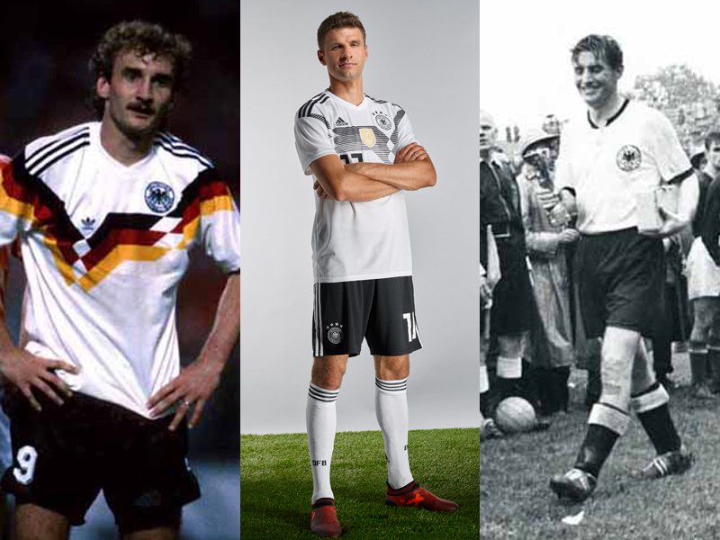 1934 - 2018: Here Are All Germany World Cup Home Kits in History ...