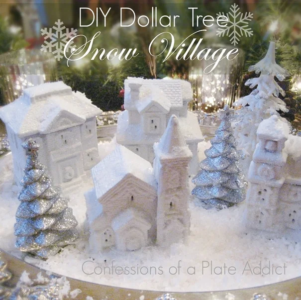 CONFESSIONS OF A PLATE ADDICT: Dollar Store Nativity Make-Over