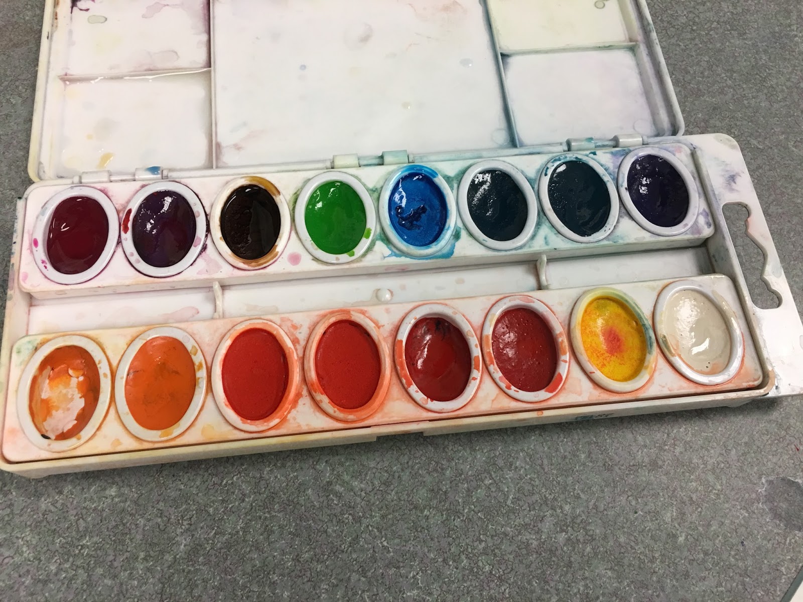 Art Room Blog: Watercolor Station...