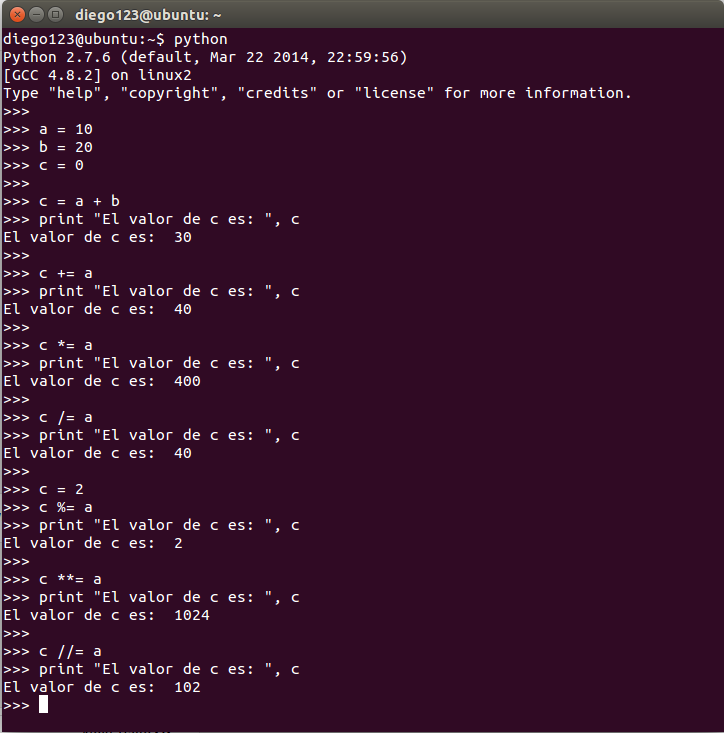 Operadores Basicos En Python Mi Diario Python 3786