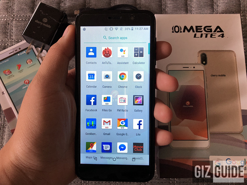 Cherry Mobile Omega Lite 4 Review - Android 8.1 Oreo (Go LITEweight ...