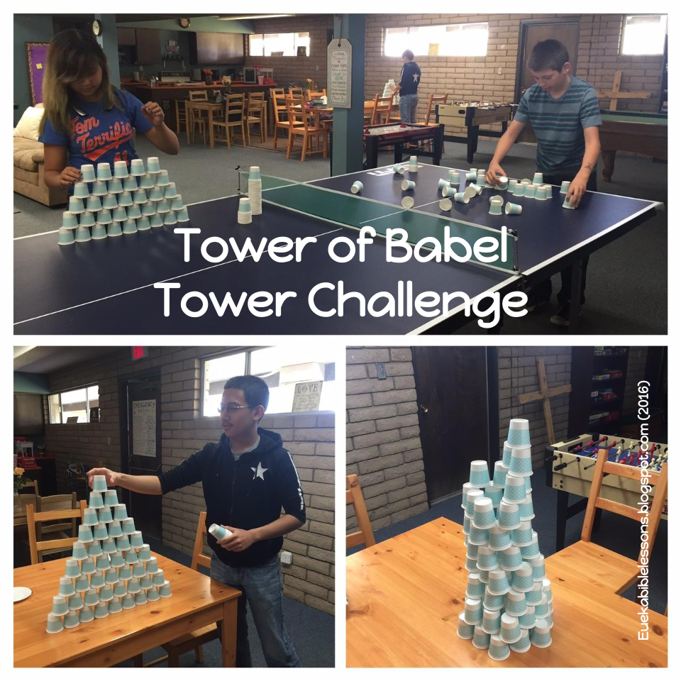 Eureka! Bible Lessons: Tower of Babel Tower Challenge