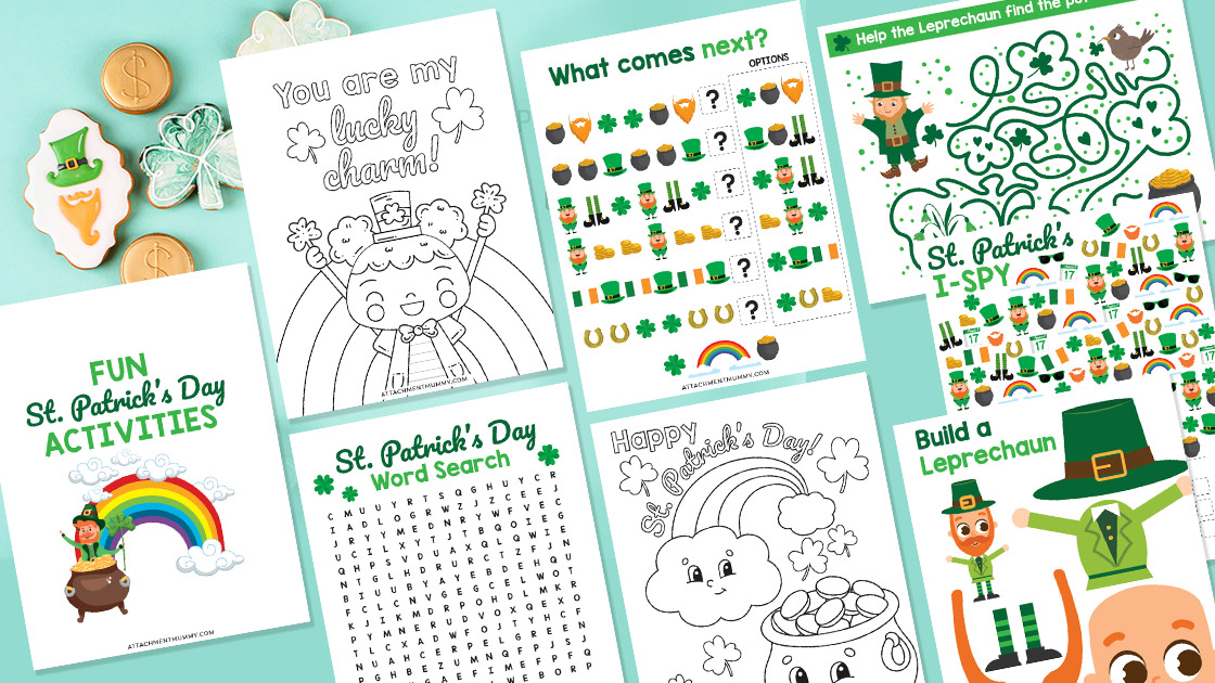 FREE Super Fun St. Patrick's Day Activity Pack for Kids