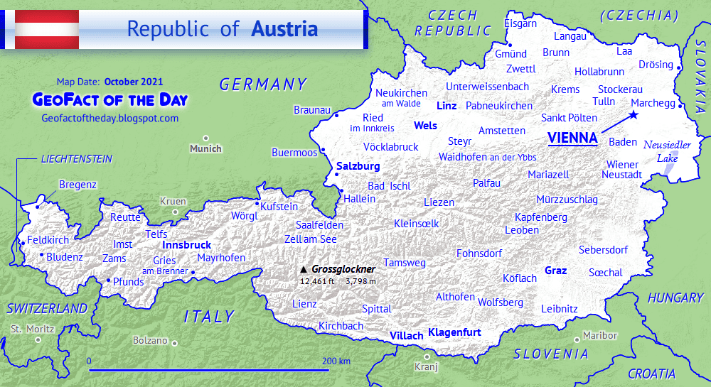 GeoFact of the Day: Austria