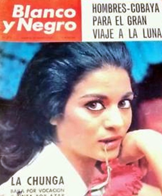 Años 60 a 80. Actrices y cantantes españolas: La Chunga