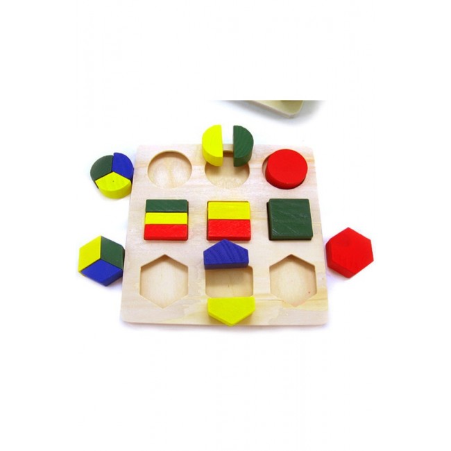 Mini Wooden Puzzle Shape Blocks | Little Al-Amin's Store