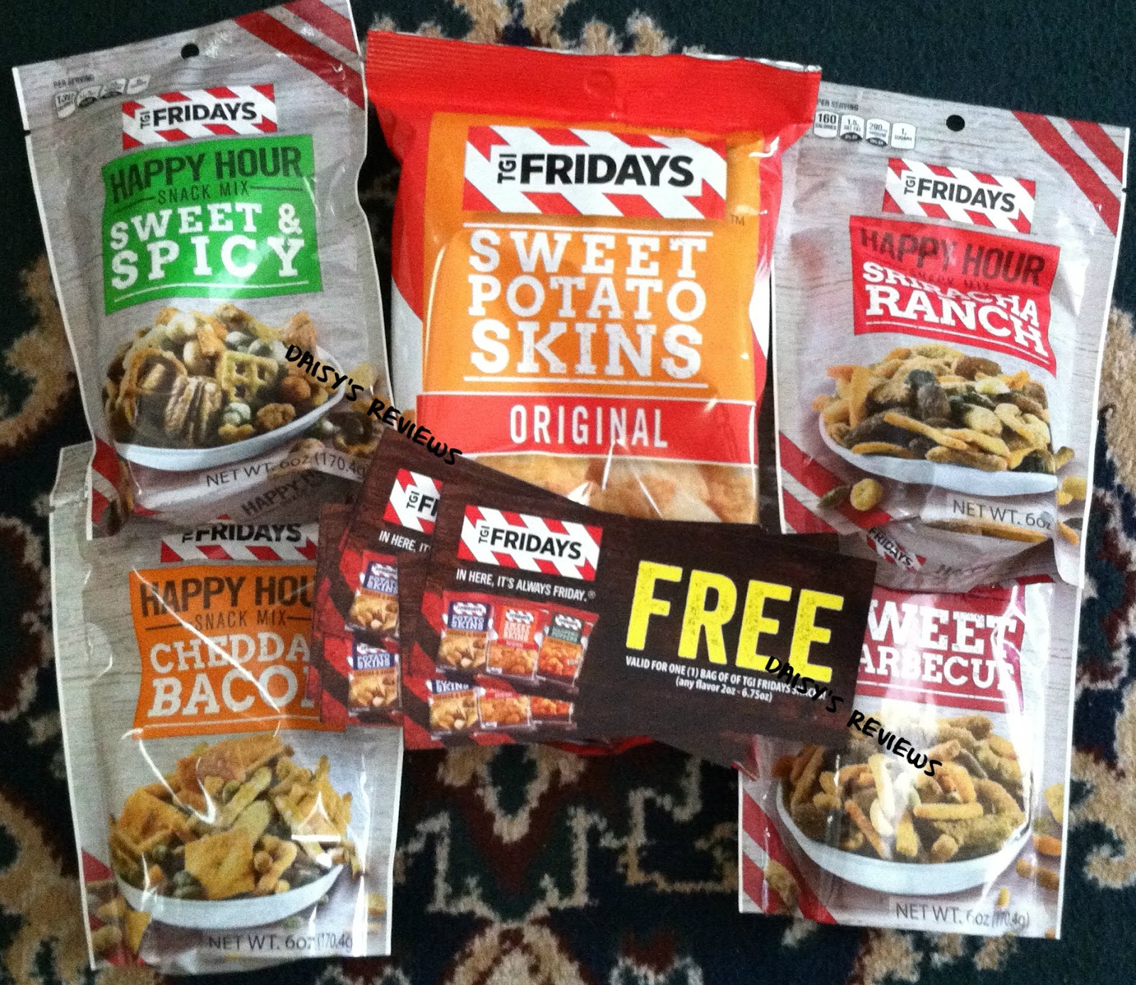Welcome To Daisy's Reviews: TGIF Fridays Snacks Review