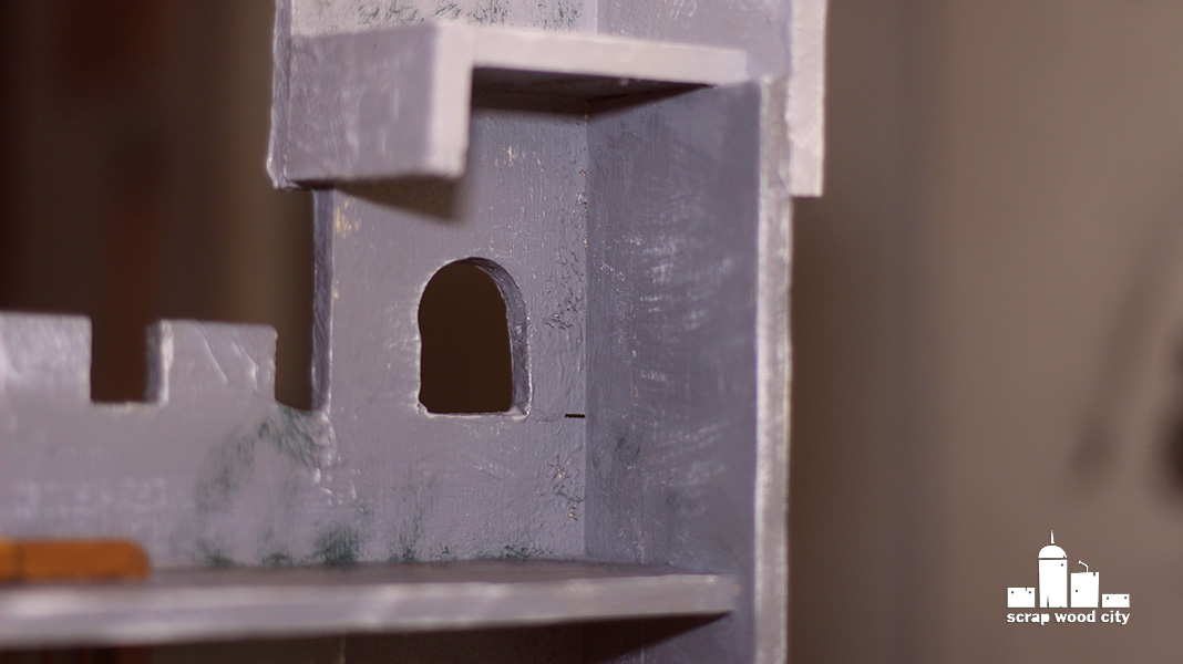 scrap wood city: How to make a wooden toy castle