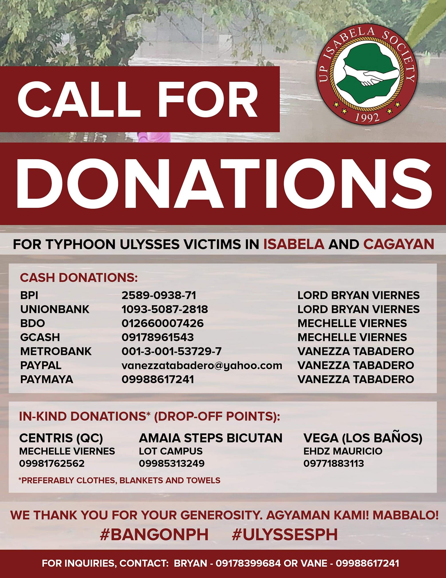 Manila Shopper: Call for Donations for victims of #UlyssesPH