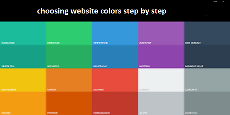 Choosing Your Website Colors Step by step