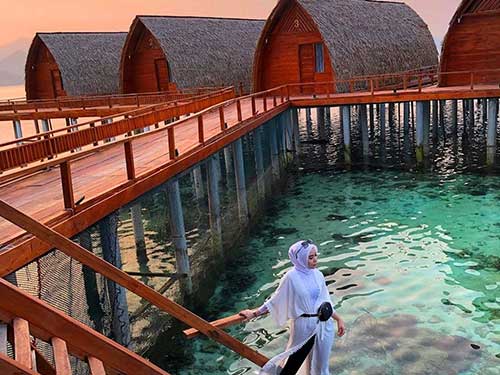 Plesiran Pulau Tegal Mas, dari Resort Apung hingga Bawah Laut Lampung ...