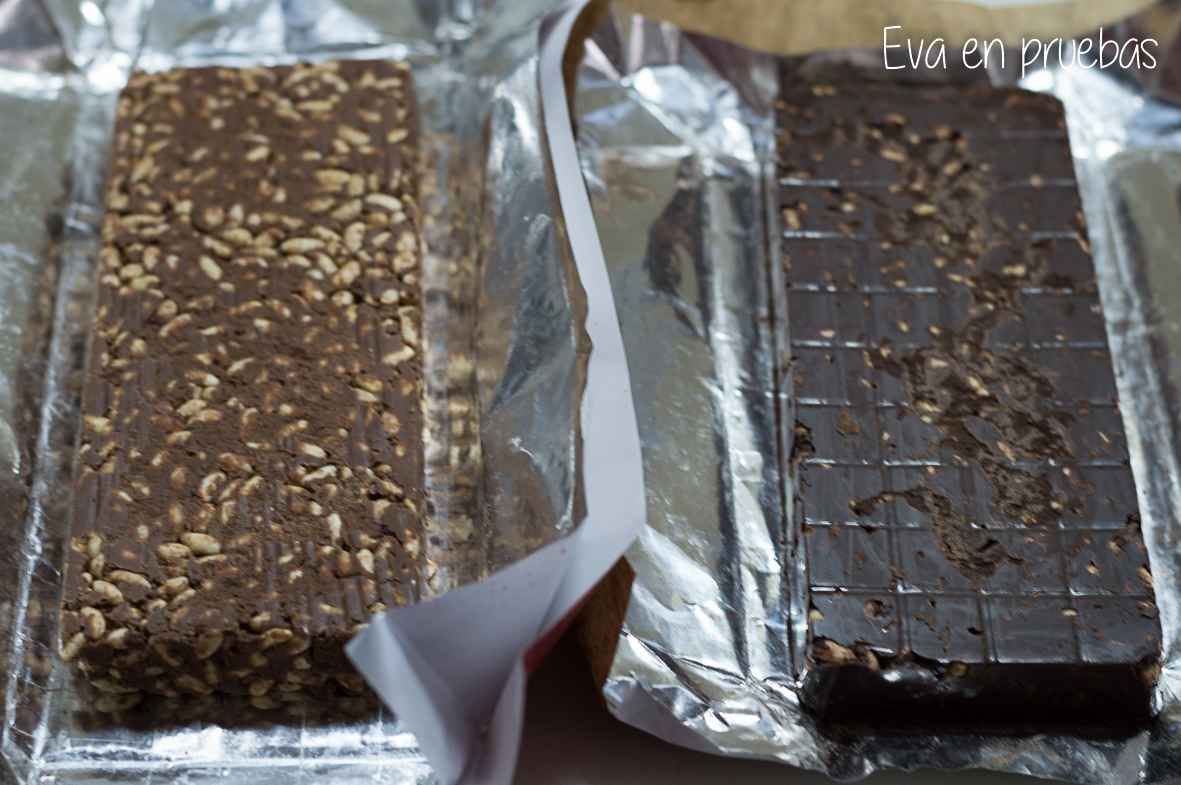 Turrón de Chocolate con leche #SinAzúcar y Chocolate Negro | Eva en pruebas