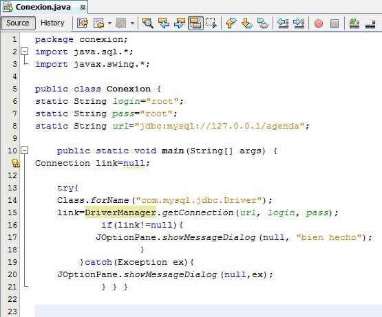 Conectar JAVA-MySQL utilizando Connector MySQL ~ PABLETORETO