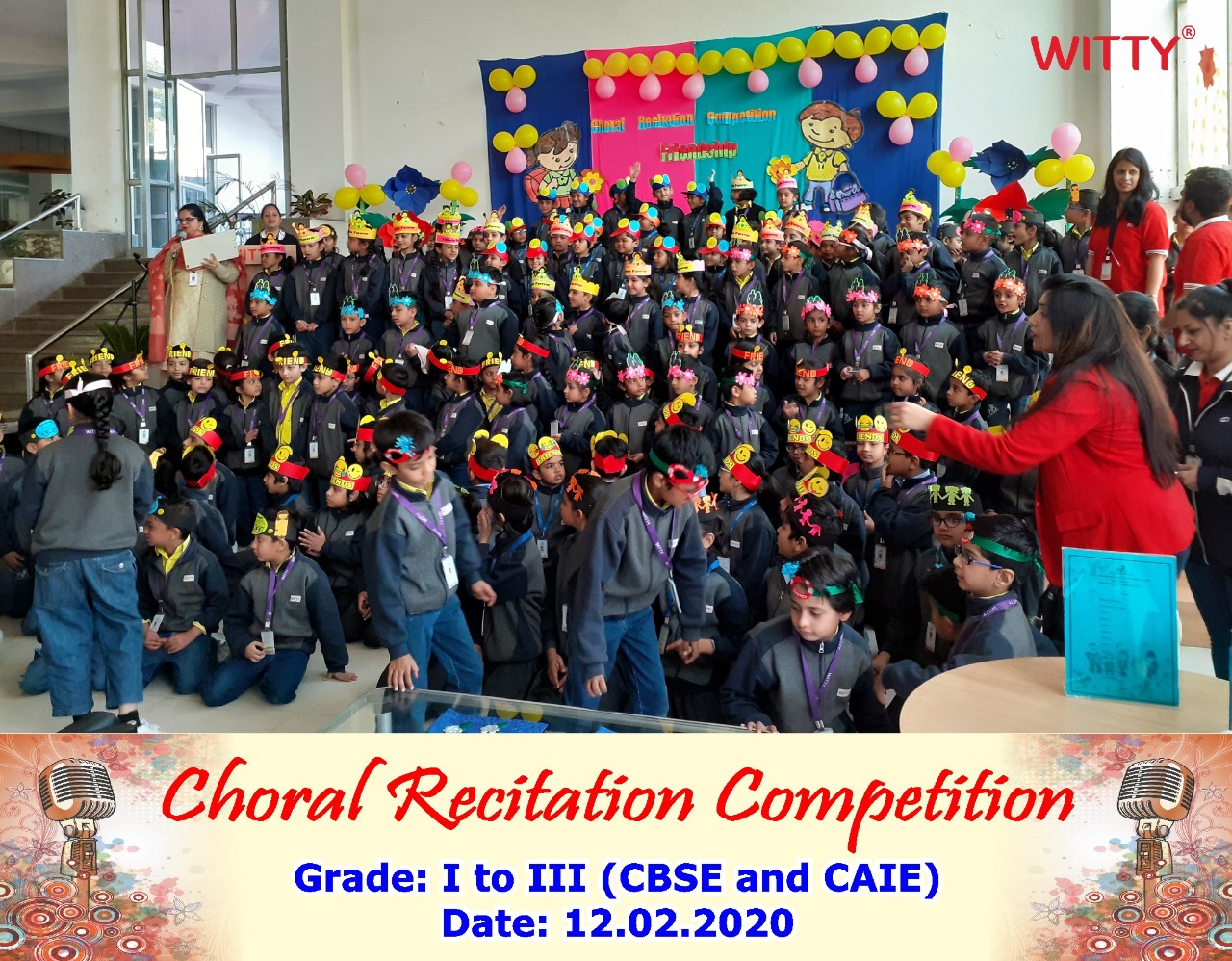 On the top of the World...: Choral Recitation Competition at WIS, Udaipur