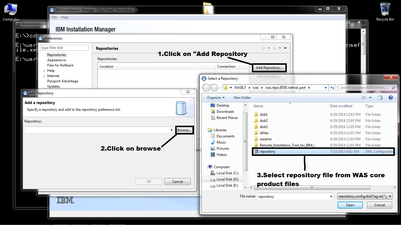 IBM WebSphere Application Server: install WebSphere Application Server ...